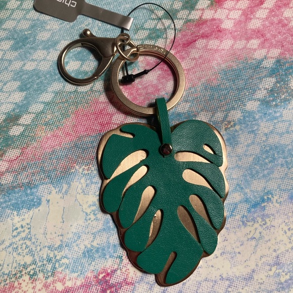 Chico's | Accessories | Large Palm Leaf Key Ring | Poshmark